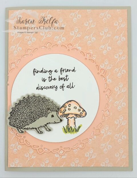 How to Make a Stinkin' Cute Happy Hedgehogs Card - Stampers Club